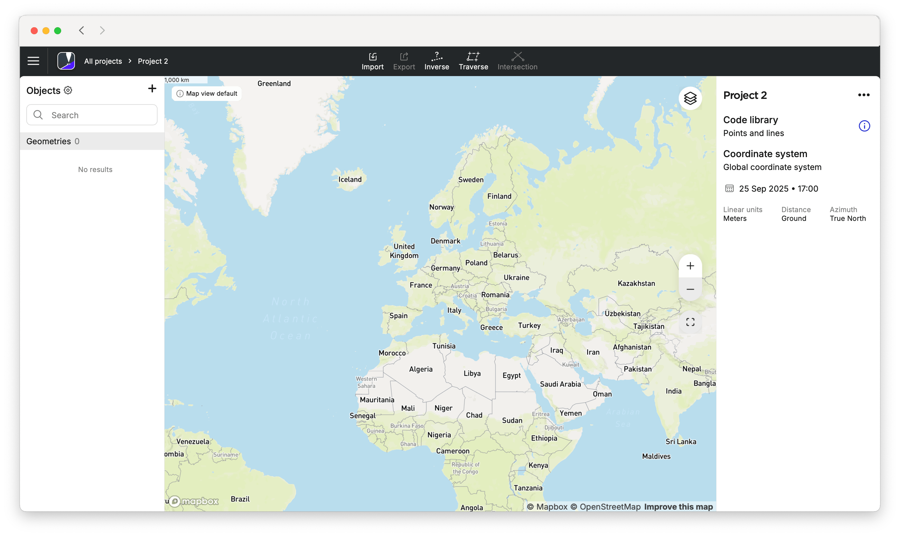 Create or import project | Emlid Flow and Emlid Flow 360